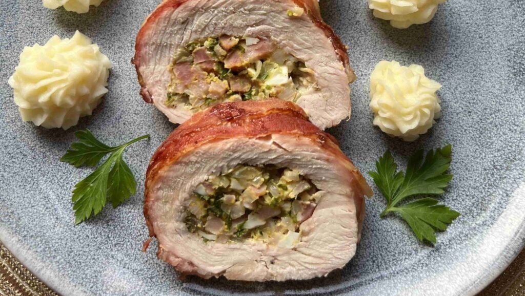 Pechuga de pavo rellena en airfryer - Mi freidora aire