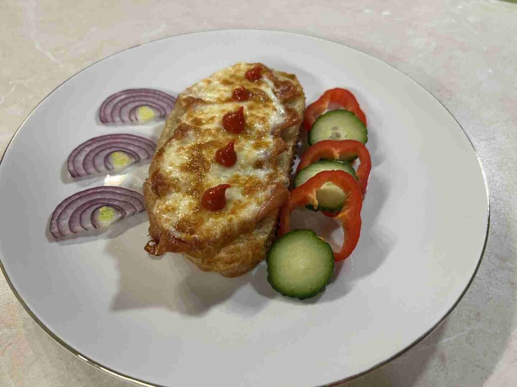 Tosta de jamón en airfryer - Mi freidora aire